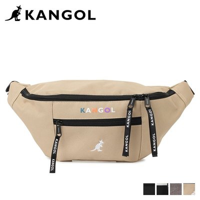 日本直邮 KANGOL 包包 身体包 腰包 BODY BAG米色 KGSA-BG00093