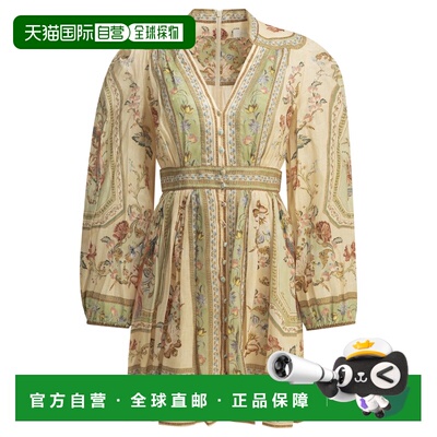 欧洲直邮ZIMMERMANN 女士连衣裙 0932DSS264SATF AW2026 花色