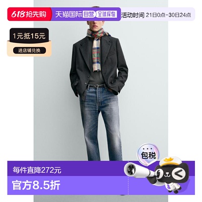 日本直邮ZaraVIBRAM®鞋底 皮革鞋 AARON LEVINE X ZARA学院风
