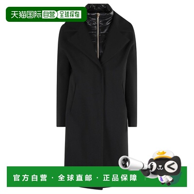 1h可退 香港直邮潮奢 Herno 女士 单排扣斜纹大衣 GC000517D12771