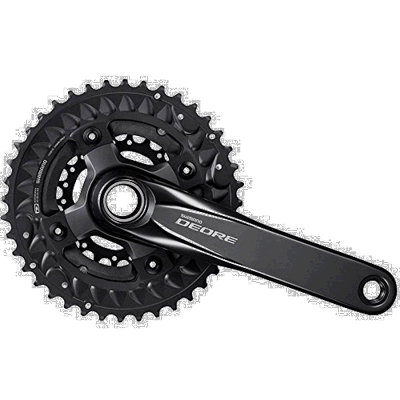 【日本直邮】禧玛诺DEORE系列山地自行车曲柄套装38X28T 175mm 10