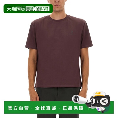 1h可退 欧洲直邮PREMIATA 男士T恤 PA1028BORDEAUX AW2025 酒红色