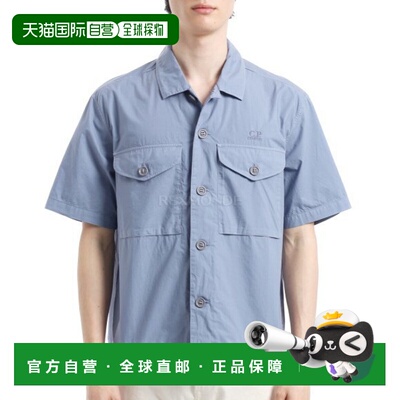 韩国直邮CP COMPANY 府绸短袖衬衫 (18CMSH236A 005328G 774) 短