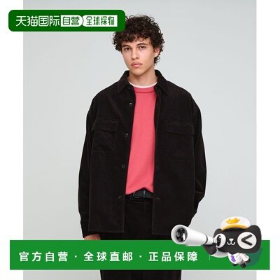 日本直邮green label relaxing 男装 细绒棉质CPO长袖衬衫 322610