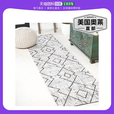 jonathan yCarwa Tribal Diamond Trellis 室内/室外区域地毯 - /