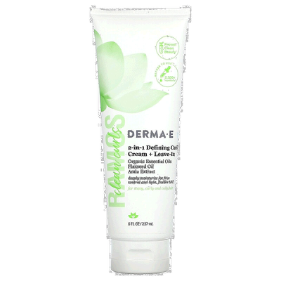 香港直邮DERMA E,Ramos Clean Curls，二合一定型卷发霜 + 正品