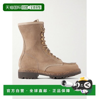 香港直邮Visvim 维斯维木 男士 Hi-Folk Scout 莫卡辛绒面革靴子