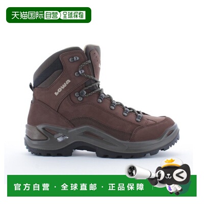欧洲直邮自营LOWA RENEGADE MID男士皮革户外登山靴深棕色新款