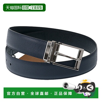 日本直邮BURBERRY / “LOUIS 35RVS”35毫米男士双面粒面皮革腰带