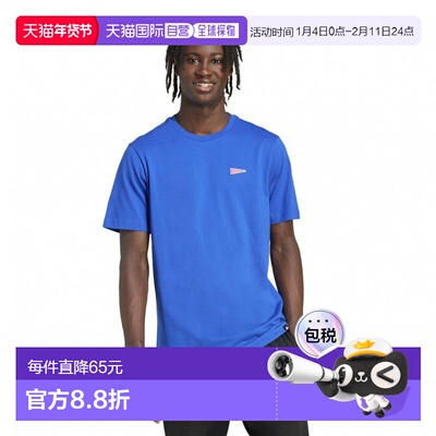 日本直邮adidas 男士半袖PENNANT T恤 运动服装