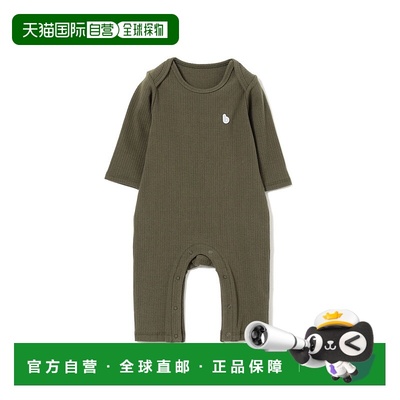 1h可退 日本直邮こどもビームス 儿童 纯棉连体衣 肩开设计 20257