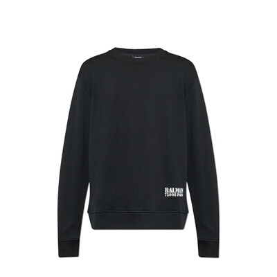 1h可退 香港直邮BALMAIN 男士卫衣 FH1JS001BD04EAB AW2025 黑色