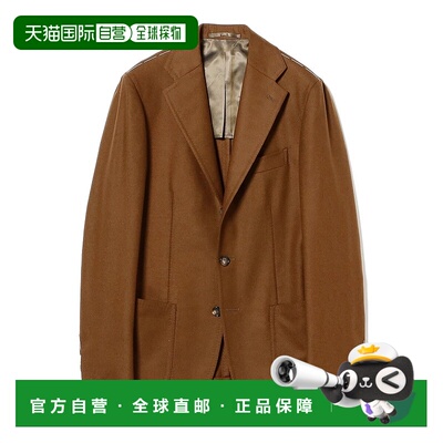 1h可退 日本直邮Stile Latino 男装 羊毛半里 轻便双排扣西服 211