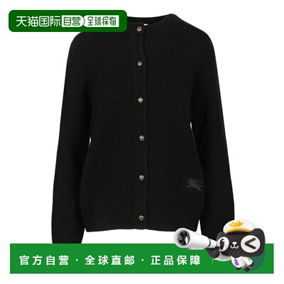 香港直邮BURBERRY 女士针织衫 8118368A1189 SS2026 黑色 cashmer