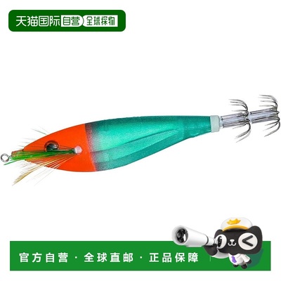 【日本直邮】YO-ZURI  3D 布包 M2 鱿鱼夹 105 毫米 透明夜光红绿