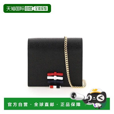 香港直邮THOM BROWNE 女士卡包 FAW106A00198001 AW2022 黑色