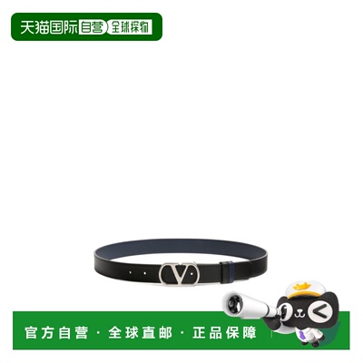 香港直邮VALENTINO 男士腰带 CO 黑色皮带 YT0SQ3UPCM77
