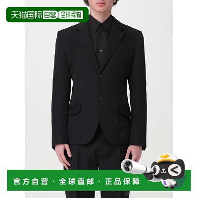 1h可退 香港直邮off-white 男士 logo图案西装外套 OMEN094S24FAB