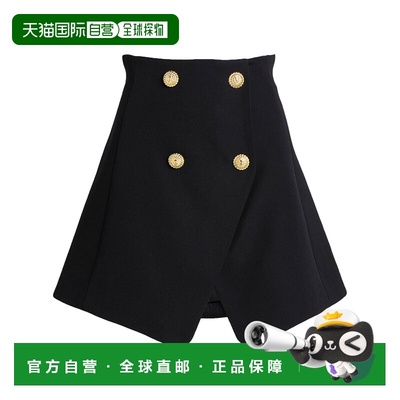 香港直邮Balmain 巴尔曼 女士 迷你半身裙 black黑色 舒适时尚