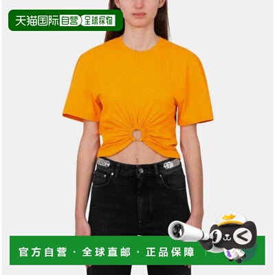 1h可退 香港直邮Rabanne 女士 detail anneau T恤 24PJTE124C0049