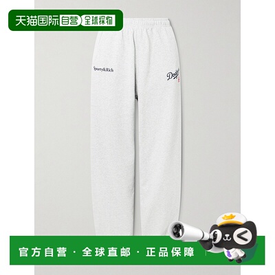 1h可退 香港直邮潮奢 SPORTY & RICH 女士 + LA Dodgers 印花棉针