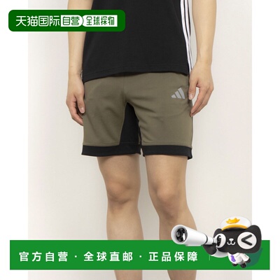 日本直邮阿迪达斯男士 Adaptation 常规版型双面针织短裤 JM2115