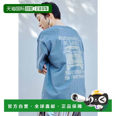 1h可退 日本直邮MEDE19F女士复古风 Volkswagen联名宽松T恤 G3964