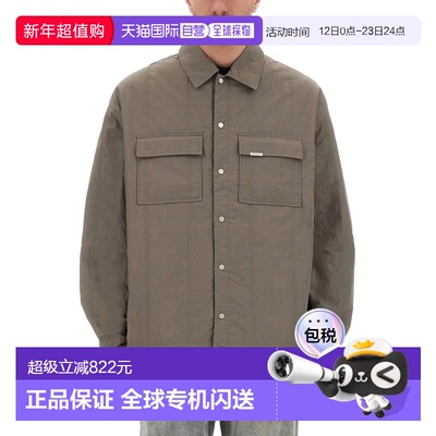 1h可退 香港直邮Represent 男士 OVERSHIRT 绗缝衬衫 MLM291146