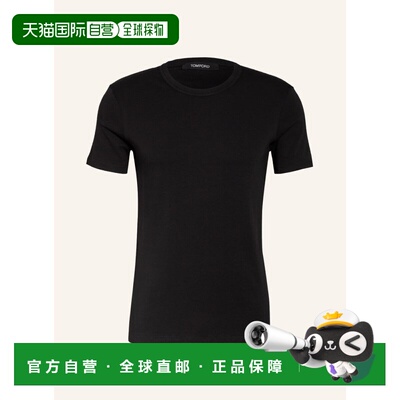 香港直邮TOM FORD 男士T恤 100338009613000 CO 黑色 T-shirt