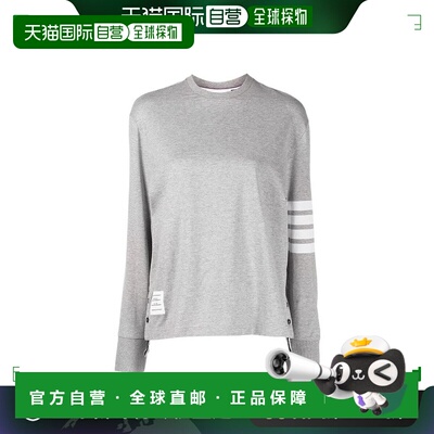 香港直邮Thom Browne 汤姆 布朗 女士 条纹长袖T 恤 FJS066A06221