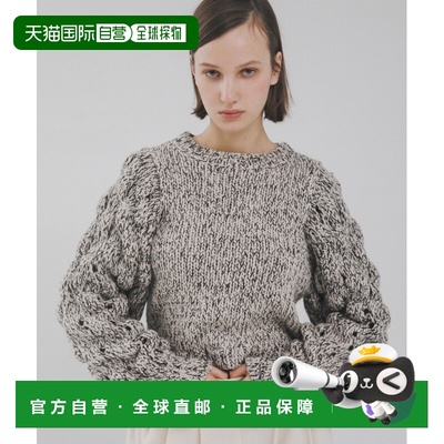 1h可退 日本直邮LAATO 女装 宽松灯笼袖针织衫 半高领设计 WBA722