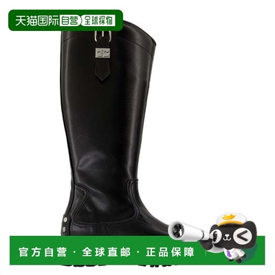 自营Studs Boots - Ganni - Synthetic - Black - black 美国奥莱