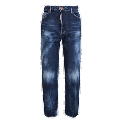 香港直邮DSQUARED2 女士直筒裤牛仔裤 S75LB0799S30664470