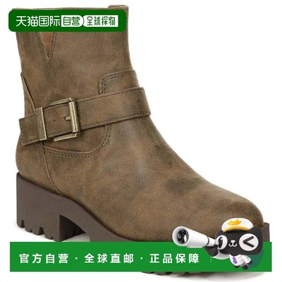 自营Zodiac Miller I7582S2 Boots Women's Bear Brown Lug Sole