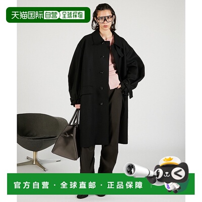 1h可退 日本直邮PRANK PROJECT 男女同款 中长款羊毛混纺立领大衣