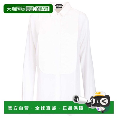 香港直邮TOM FORD 女士衬衫 CA3345FAX1507WAA SS2026 白色