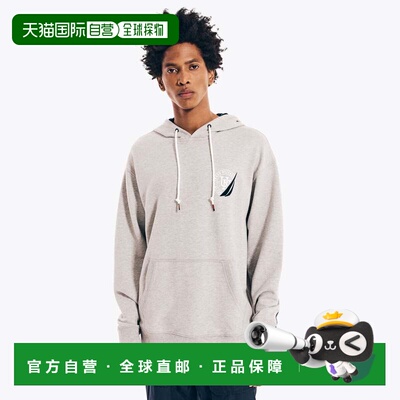 自营Nautica 男士 Urban Necessities X Nautica 图案套头连帽衫