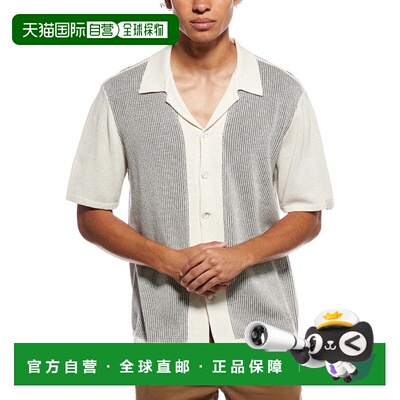 自营rag & bone Harvey针织露营衬衫-白色 美国奥莱直发