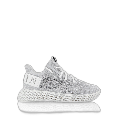 自营 philipp plein跑步运动鞋 $KELETON 麂皮配水钻 - 水晶 美国