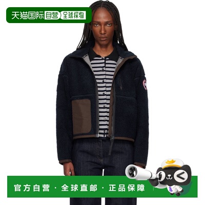 1h可退 香港直邮Canada Goose 加拿大鹅 女士 黑色 Simcoe Zip Up
