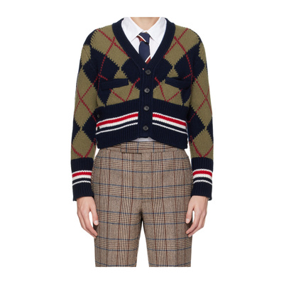 1h可退 香港直邮THOM BROWNE 男士针织衫 MKC617AY1029415 AW2025