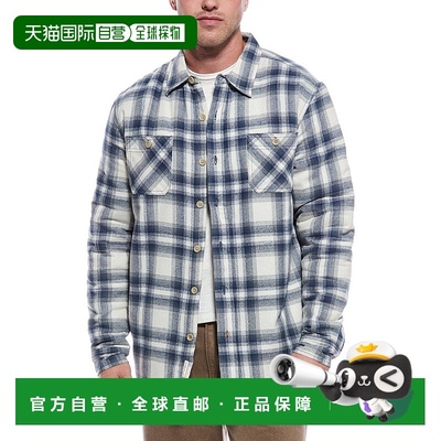 自营WEATHERPROOF VINTAGE Sherpa Lined Shirt Jacket - blue 美
