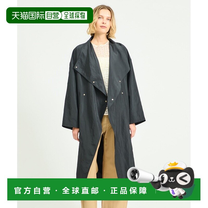 日本直邮ESTNATION 女装 宽松廓形双排扣长款外套【付后1h可退】