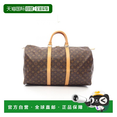 日本直邮中古vintage奢侈品LV路易威登女包A级95新Keepall手提包