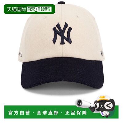 香港直邮潮奢 SPORTY & RICH 男士 Yankees Serif 羊毛帽子 AC060