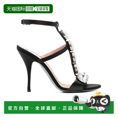 1h可退 香港直邮MOSCHINO 女士凉鞋 MA1638AC0IM4100B SS2024 黑