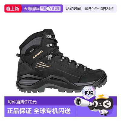 自营欧洲直邮LOWA RENEGADE EVO GTX MID男士黑色防水科技面料登