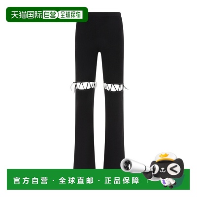 香港直邮Nensi Dojaka 喇叭形系带打底裤 KT022Black休闲显瘦外穿