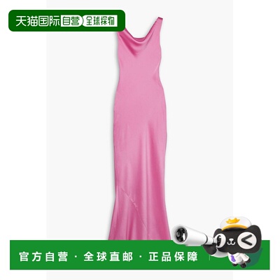 香港直邮NORMA KAMALI 诺玛 卡玛丽 女士 Maria 垂褶缎面睡裙 ST1