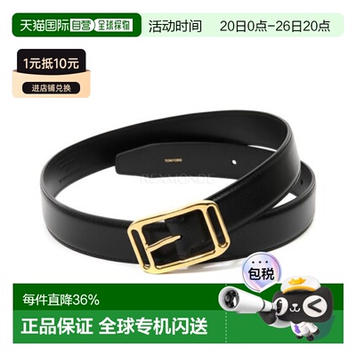 韩国直邮TOMFORD TB308 LCL311X 1N001 腰带皮带牛皮